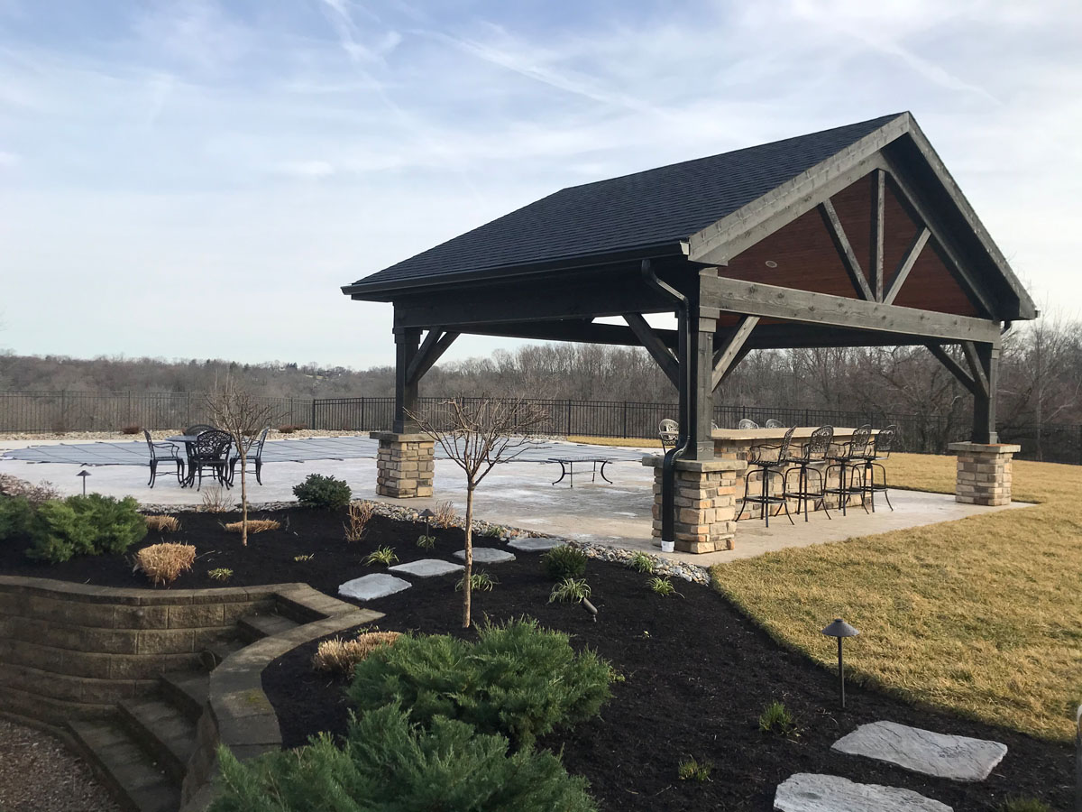 Custom Outdoor Backyard Structures in Cincinnati | Garden Path Landscaping